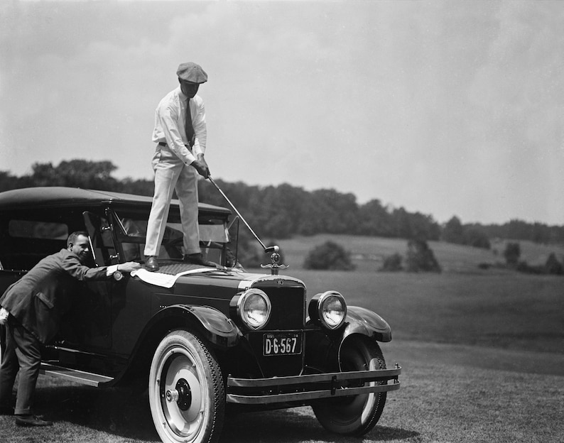 Vintage GOLF Poster, Golf Photography Art Print, Black and White Art ...