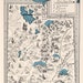 1930's Vintage UTAH State Map Animated Cartoon Map Gallery - Etsy
