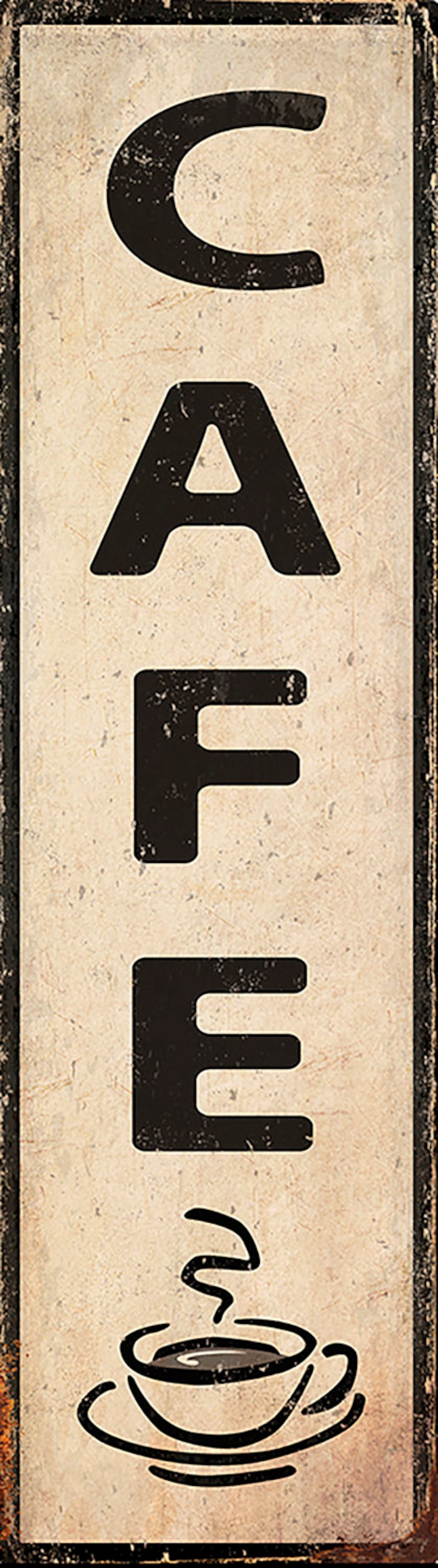 Handcrafted Vintage Cafe Sign Aluminum Sign - Etsy