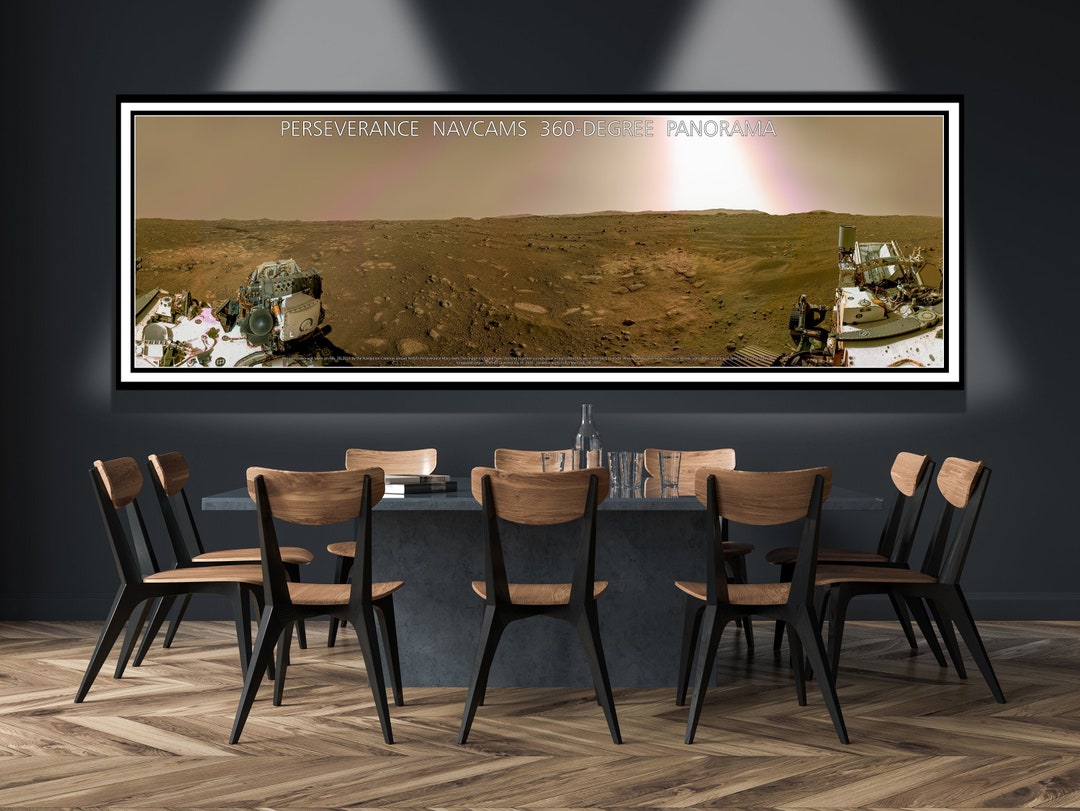 NASA PERSEVERANCE Rover Panorama 2021, Mars Landing Exploration, NASA ...