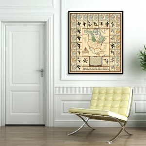 Map of the DIVING DUCKS 1937 Duck Breeding and Migration | Etsy