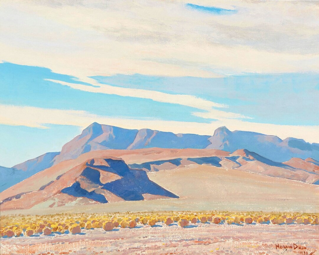 Inyo County by Maynard Dixon Reproduction Print, America West Landscape ...