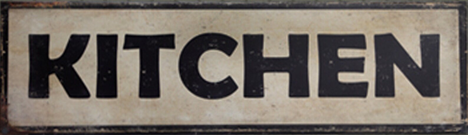 Handcrafted Vintage Kitchen Aluminum Sign (36" X 10") Antique Kitchen ...