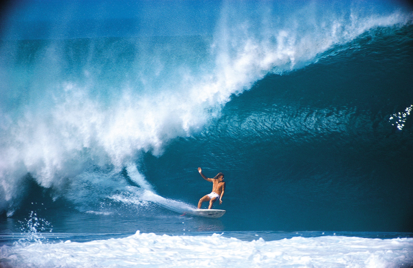 Vintage Surfer Big Waves Print by Dan Merkel Photography Surfing Decor ...