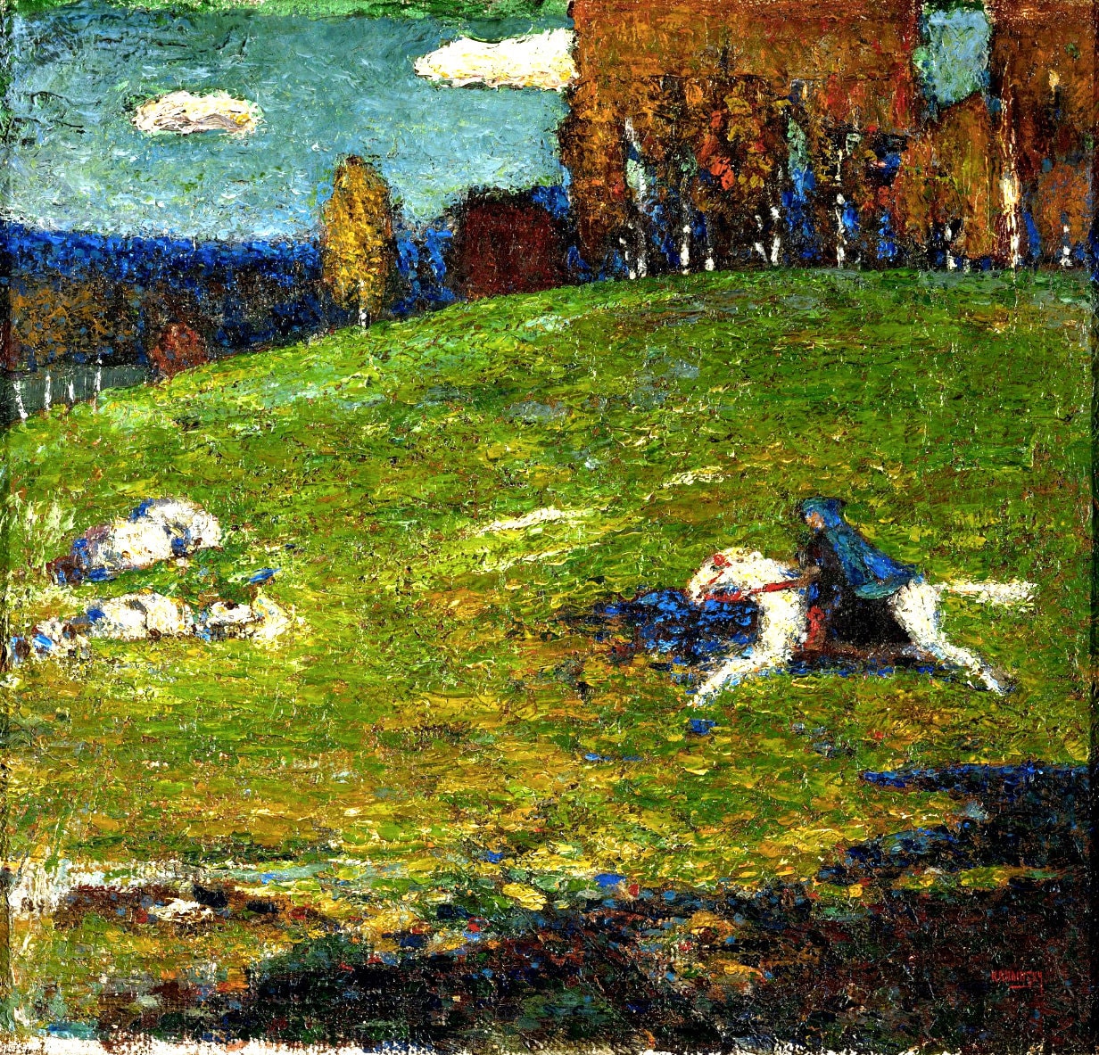 Wassily Kandinsky Blue Painting