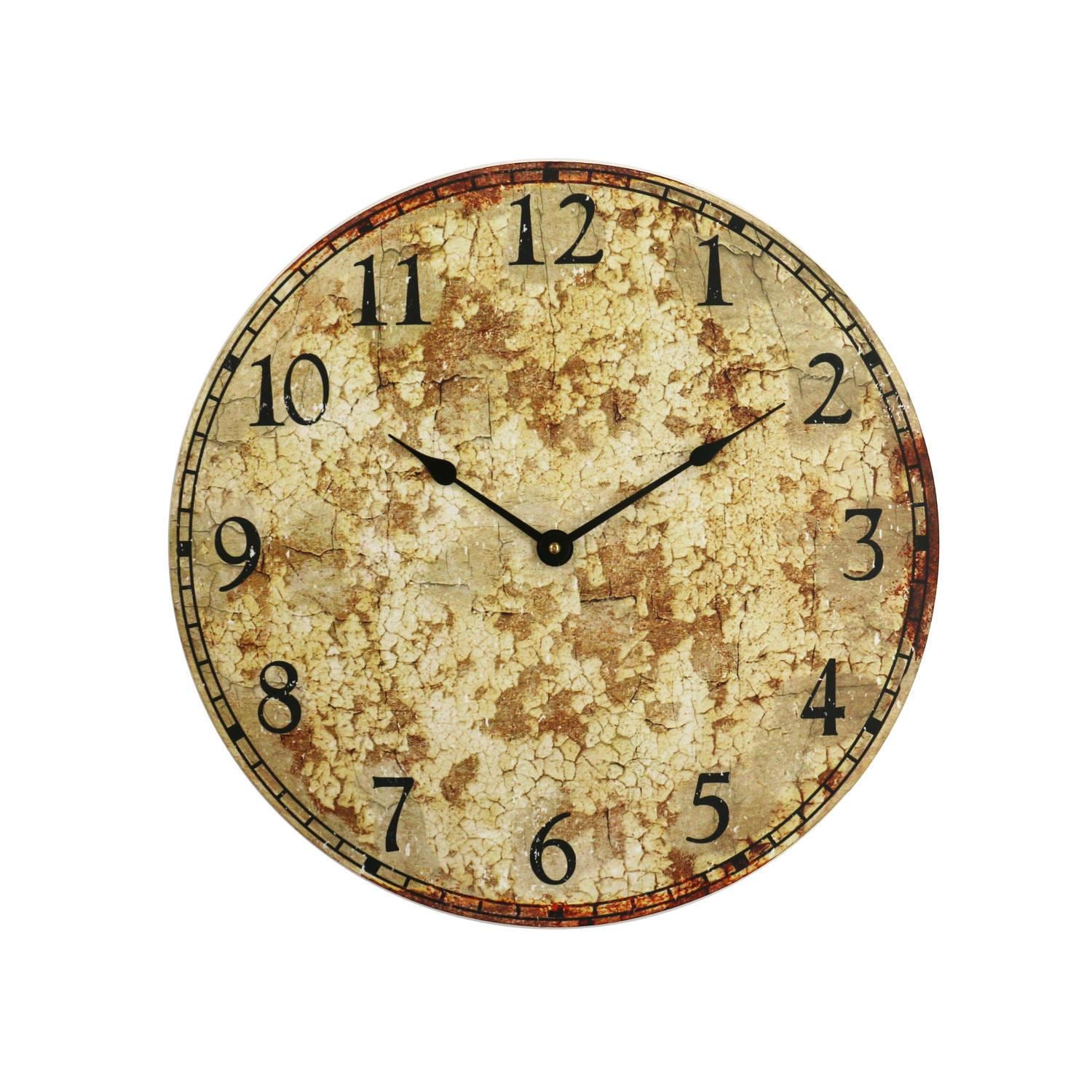 Vintage Rustic Antique Clock Working Clock Rustic Home Decor Large Wall ...