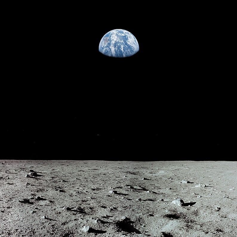 NASA Apollo 11 Lunar Module Panorama Moon Landing - Etsy Australia