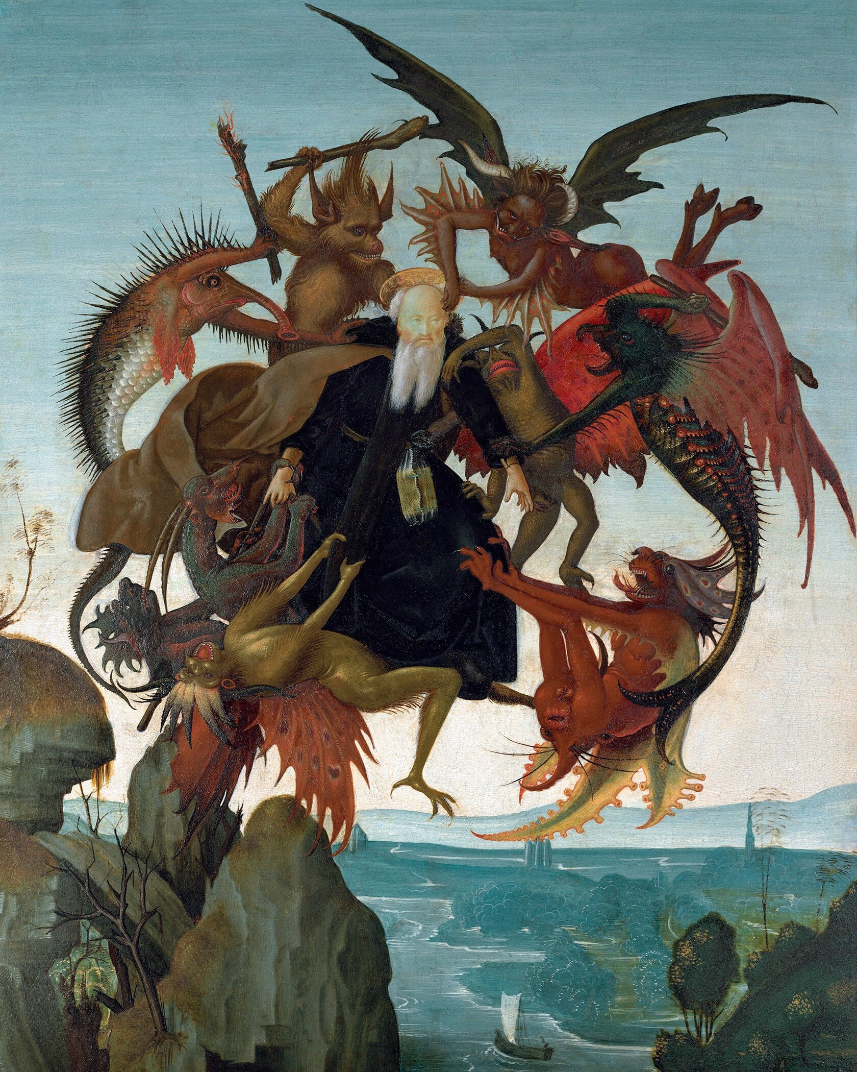 The Torment of Saint Anthony Michelangelo High Quality Reproduction on ...