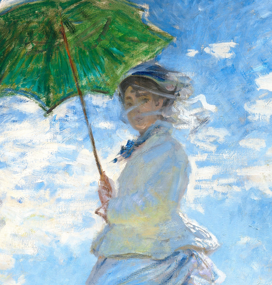Woman With a Parasol - Madame Monet and Her Son, 1875 CLAUDE MONET ...