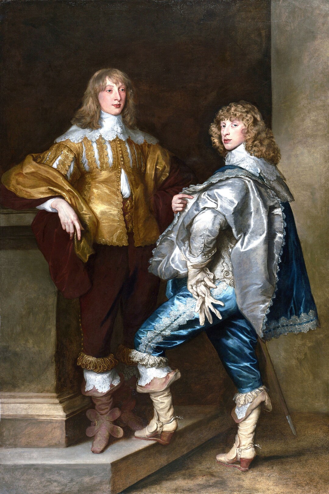 Lord John Stuart and His Brother Lord Bernard Stuart by Sir Anthony Van ...