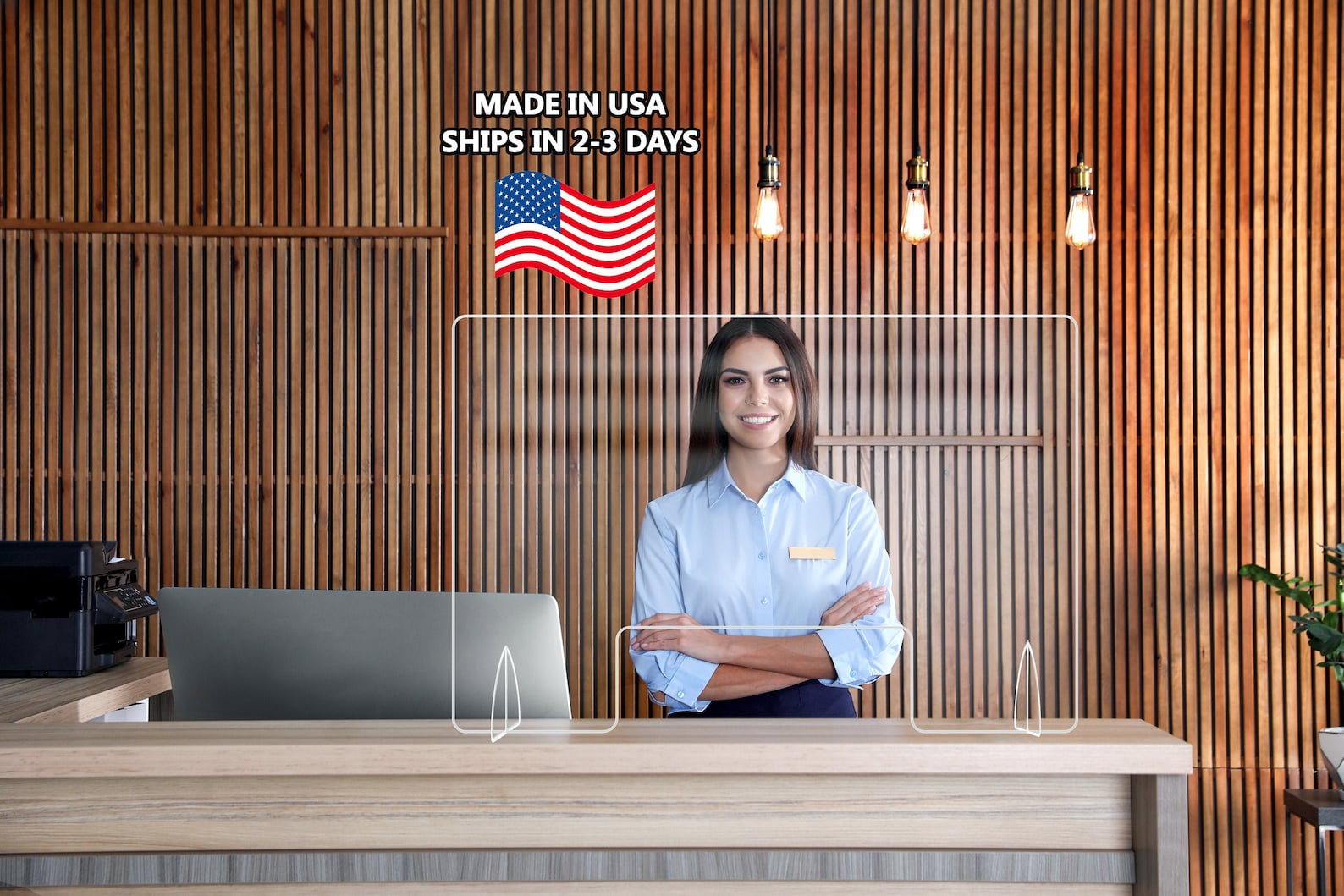 Clear Shield Protection for Business at Front Desk retail - Etsy