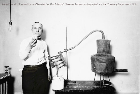 Prohibition Moonshine Bust Photo 1920s Beer Bust - Etsy