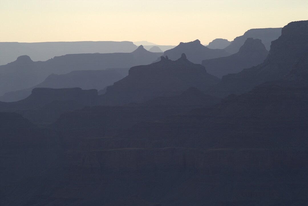 Antelope Canyon Mountain Range Arizona by Dan Merkel Photography Print ...