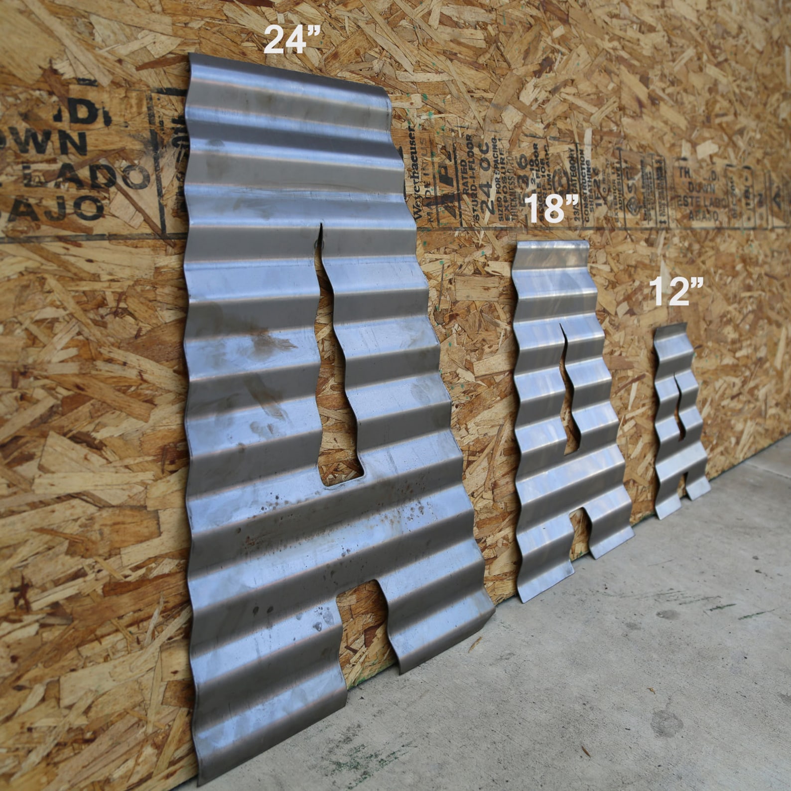 Barn Tin Letters, Barn Tin Numbers, Barn Tin Signs, Rustic Letters ...