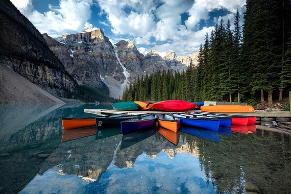 Lake Louise by Dan Merkel Photography Print Poster Canvas or - Etsy