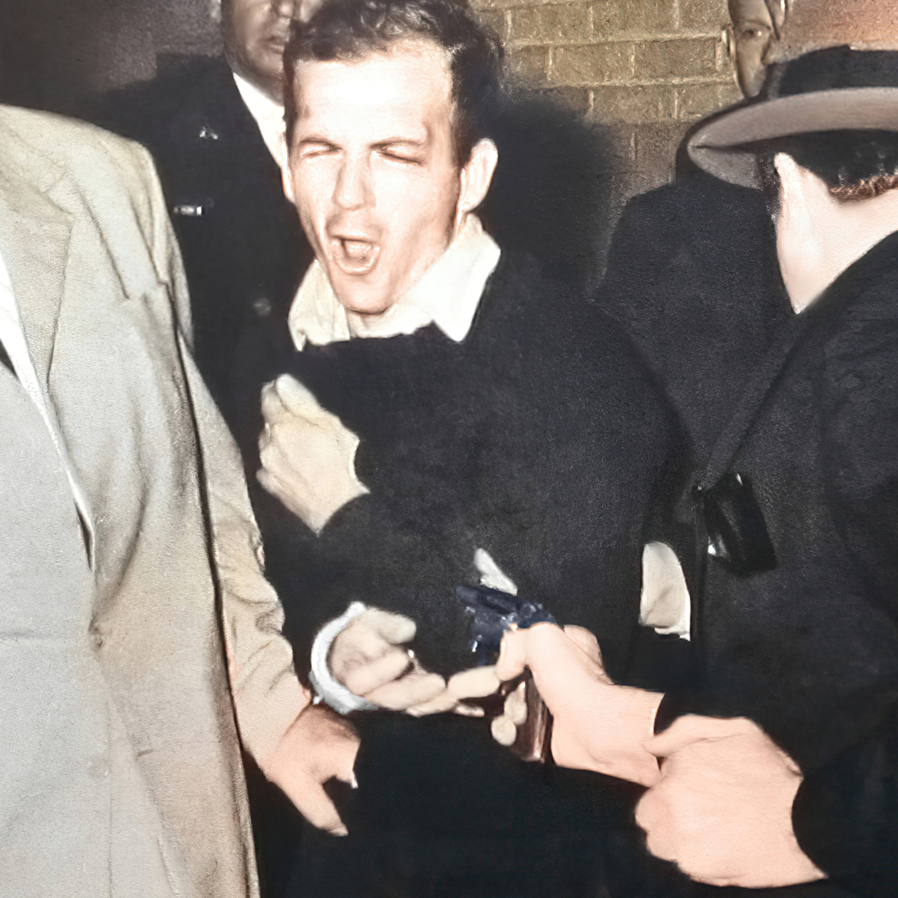 Ruby Shoots Oswald Photo Colorized Print Poster Old Poster Retouched ...