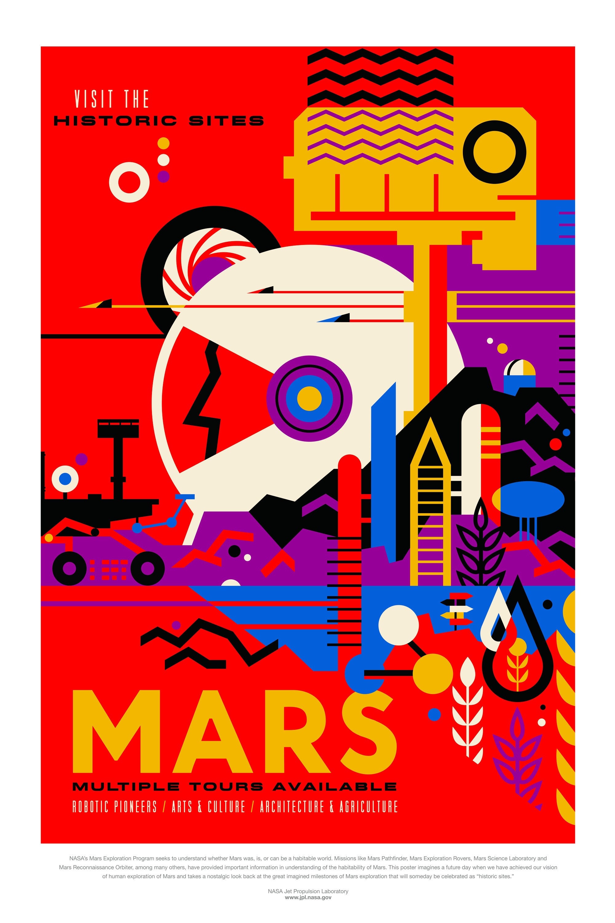 Art & Collectibles Prints Mars Pathfinder Jet Propulsion Laboratory ...