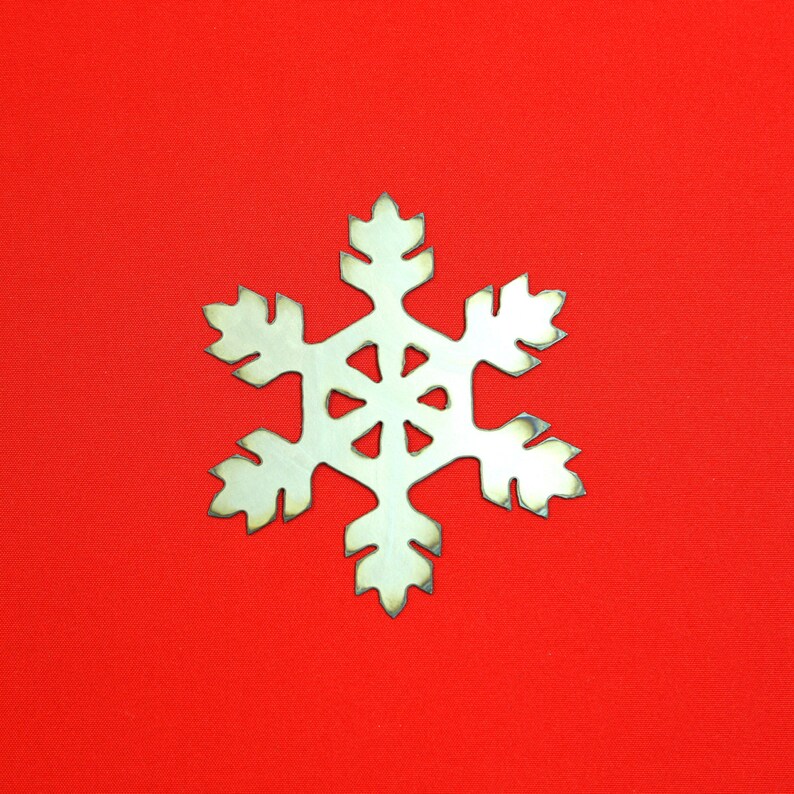 Snowflake Snow Flake Sign Art Plasma Cut Corrugated Steel | Etsy