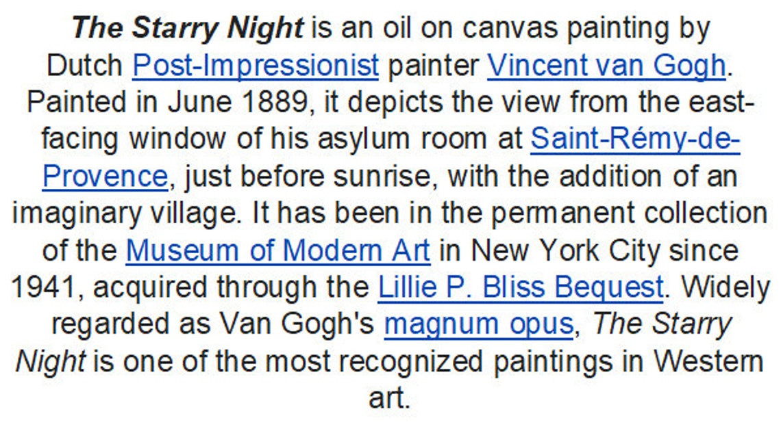 The Starry Night 1889 Vincent Van Gogh Painting Vincent Van - Etsy