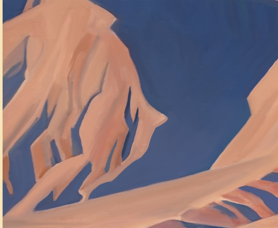 INYO MOUNTAINS by Maynard Dixon Reproduction Print Landscape - Etsy