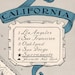 1930's Vintage CALIFORNIA State Map Animated Cartoon Map - Etsy
