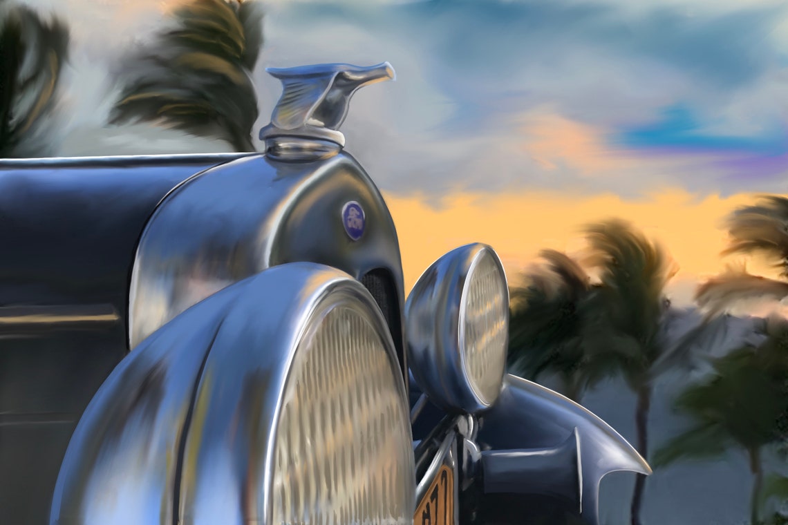 1930 Model A Classic Car Vintage Ford Poster Print Cars Car | Etsy