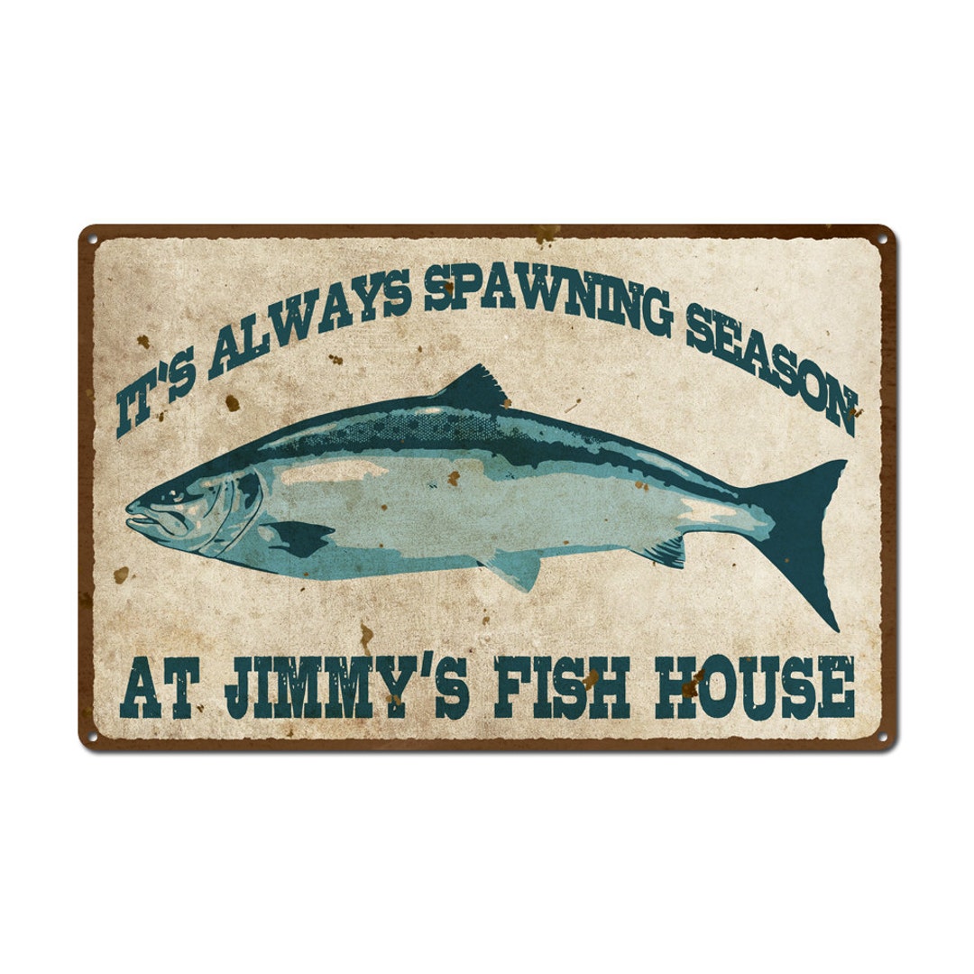 Vintage Fish Sign