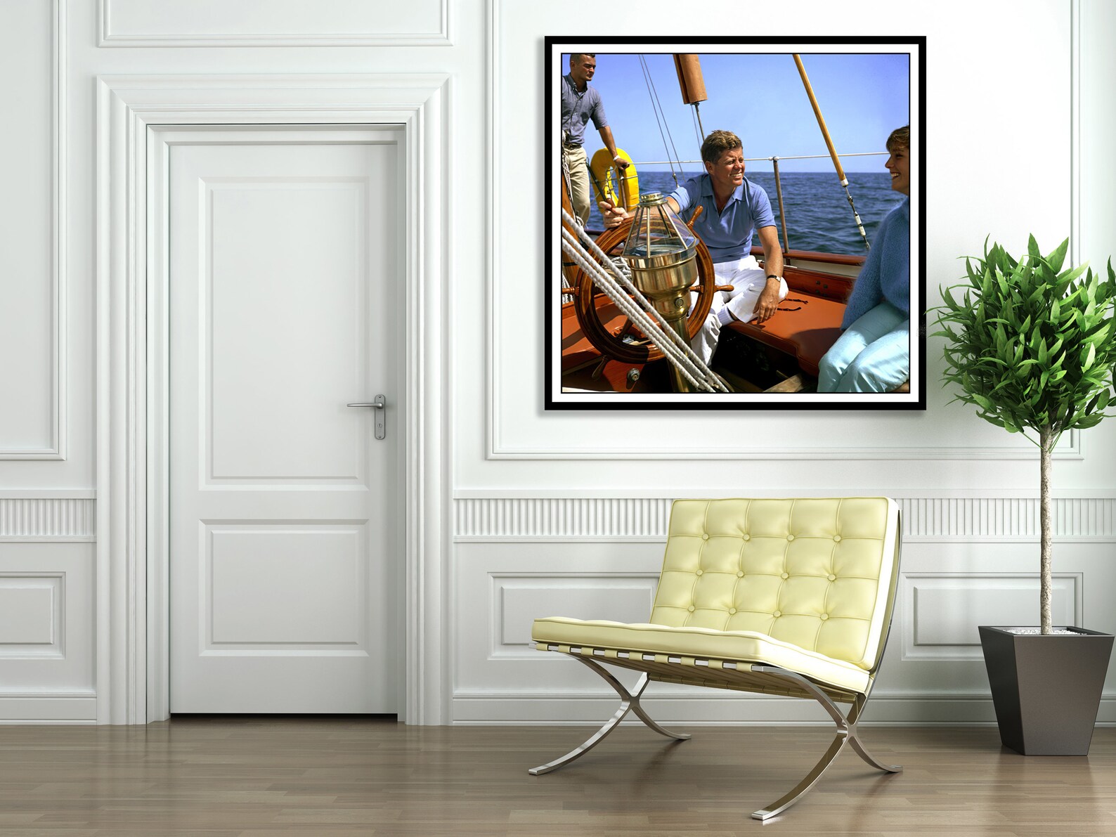 JOHN KENNEDY Sailing Print Poster JFK Vintage Photograph - Etsy