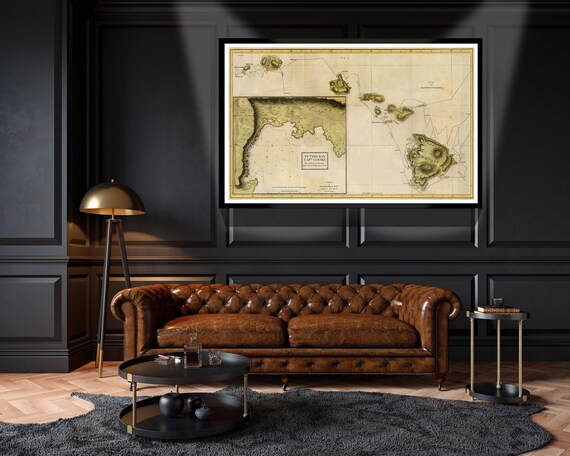 Captain Cook Map Hawaii Big Island Kealakekua Bay 1776 - Etsy