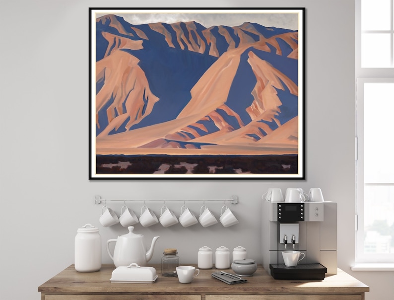INYO MOUNTAINS by Maynard Dixon Reproduction Print Landscape - Etsy