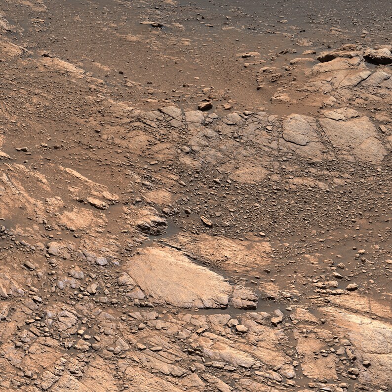 NASA Curiosity Rover 1.8 Billion Pixel Panorama Mars Landing - Etsy