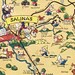 MONTEREY BAY Region Cartograph Poster, Vintage California Map ...