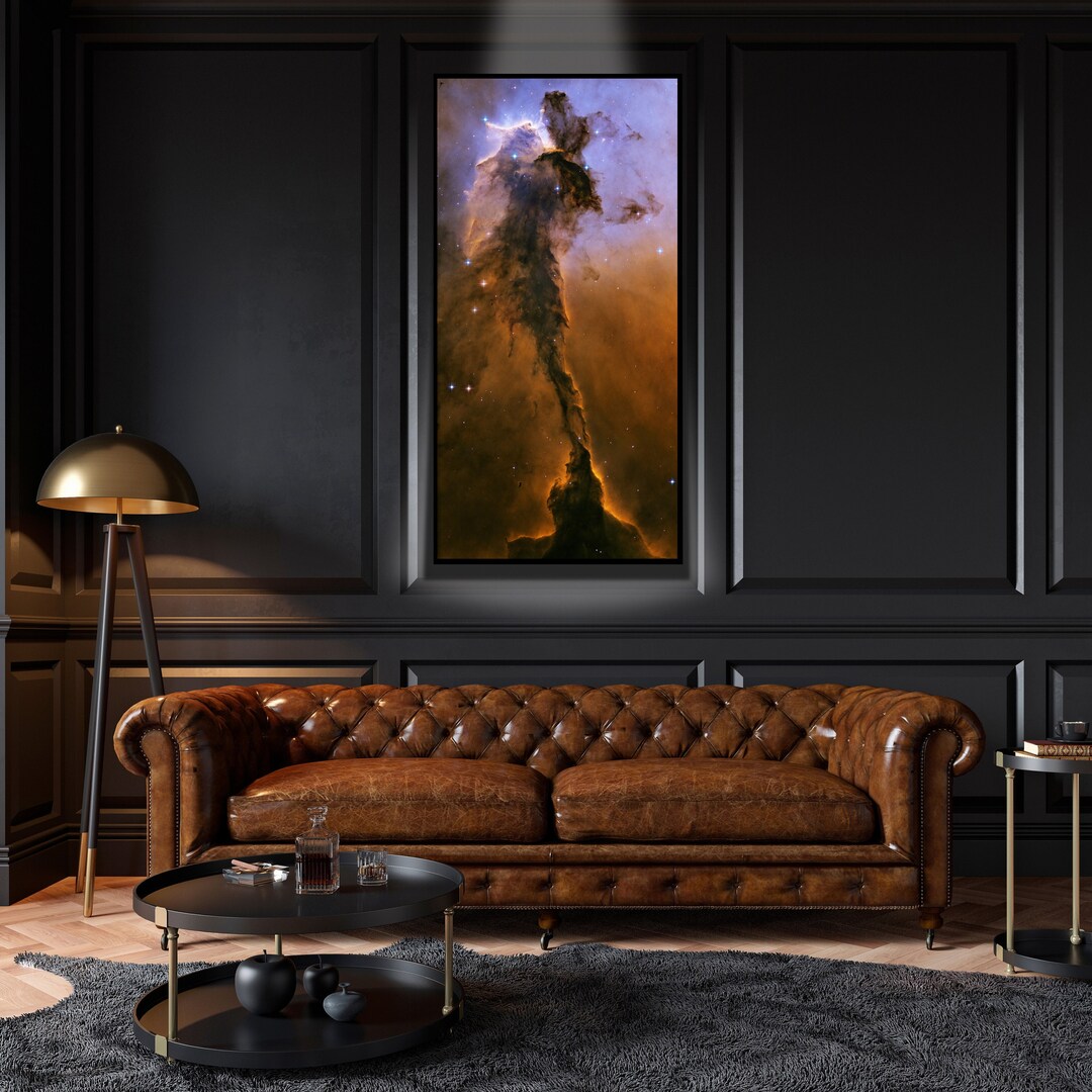 NASA Eagle Spire Galaxy Panorama, Space Exploration, Moon Landing ...