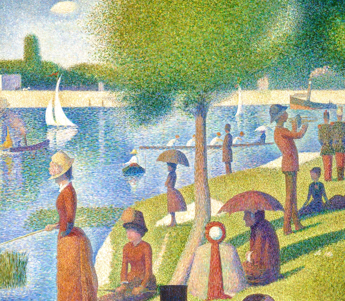 Sunday Afternoon on the Island of La Grande GEORGE SEURAT | Etsy