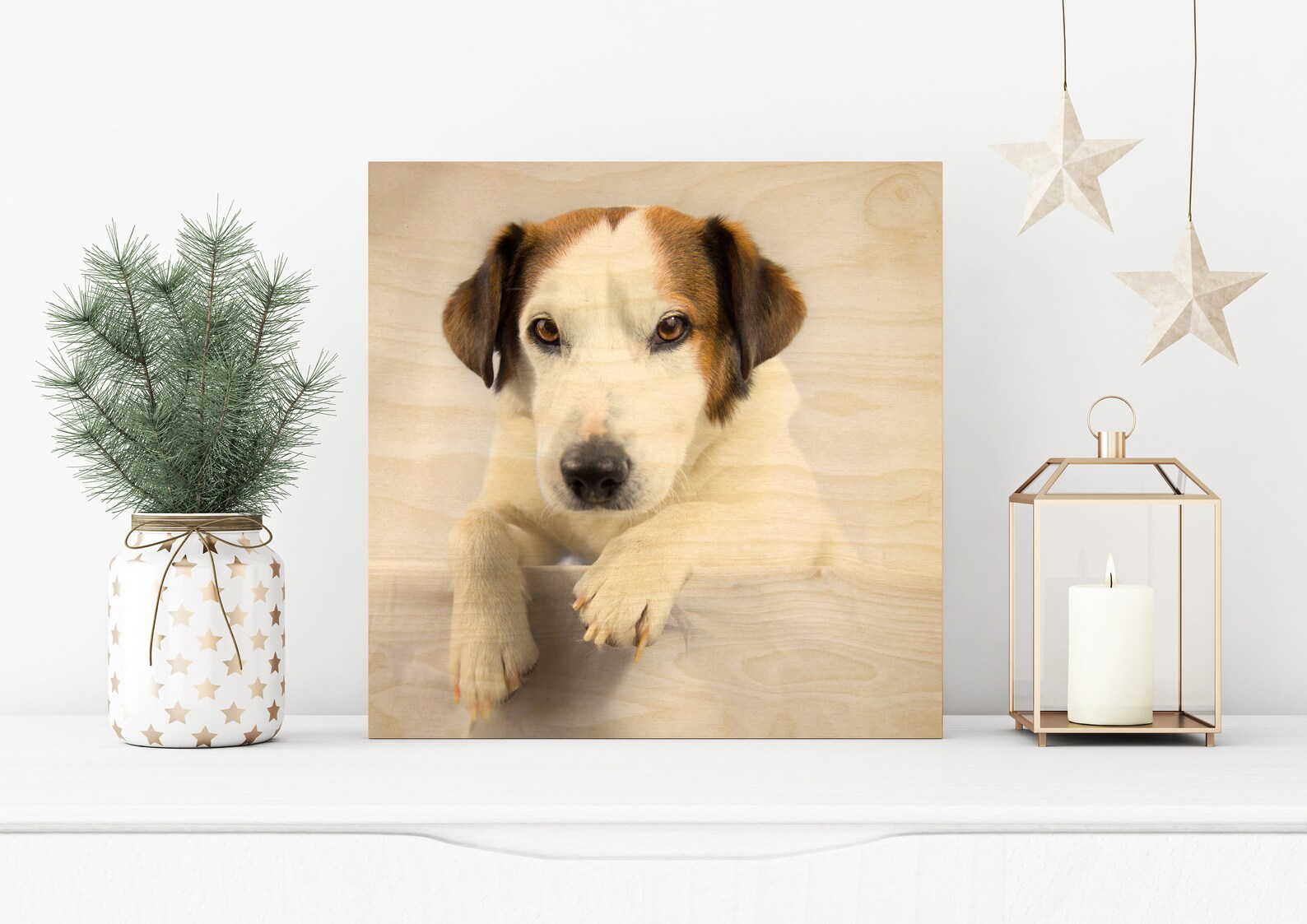 Wood Pet Portrait Print Dog Lover Gift Custom Pet Prints - Etsy