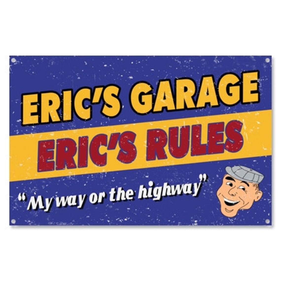 Personalized Customized My Way or Highway Garage Metal Sign - Etsy