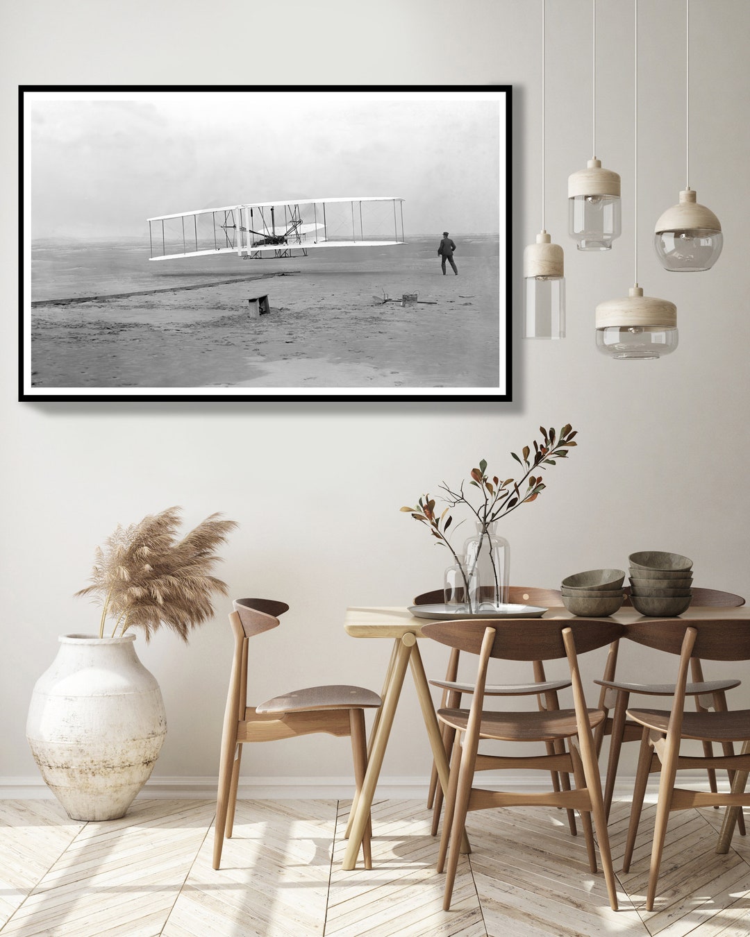 1903 Wright Brothers Famous First Flight Poster Aviation Poster ...