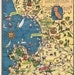 MONTEREY BAY Region Cartograph Poster, Vintage California Map ...