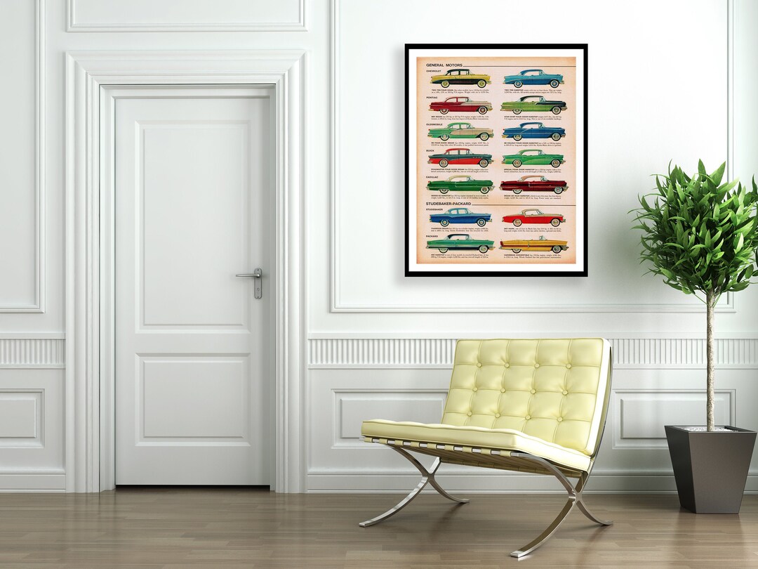 General Motors Vintage Classic American Motors Catalog Poster Print ...