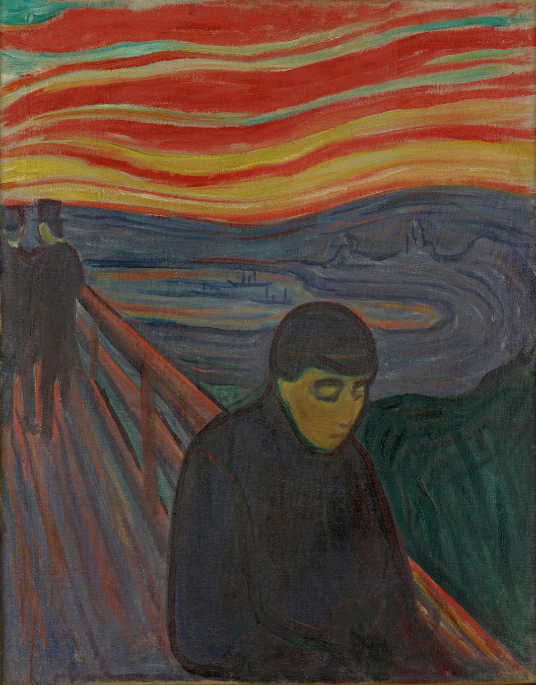 Despair by Edvard Munch 1894 Reproduction Print Famous Poster Fine Art ...
