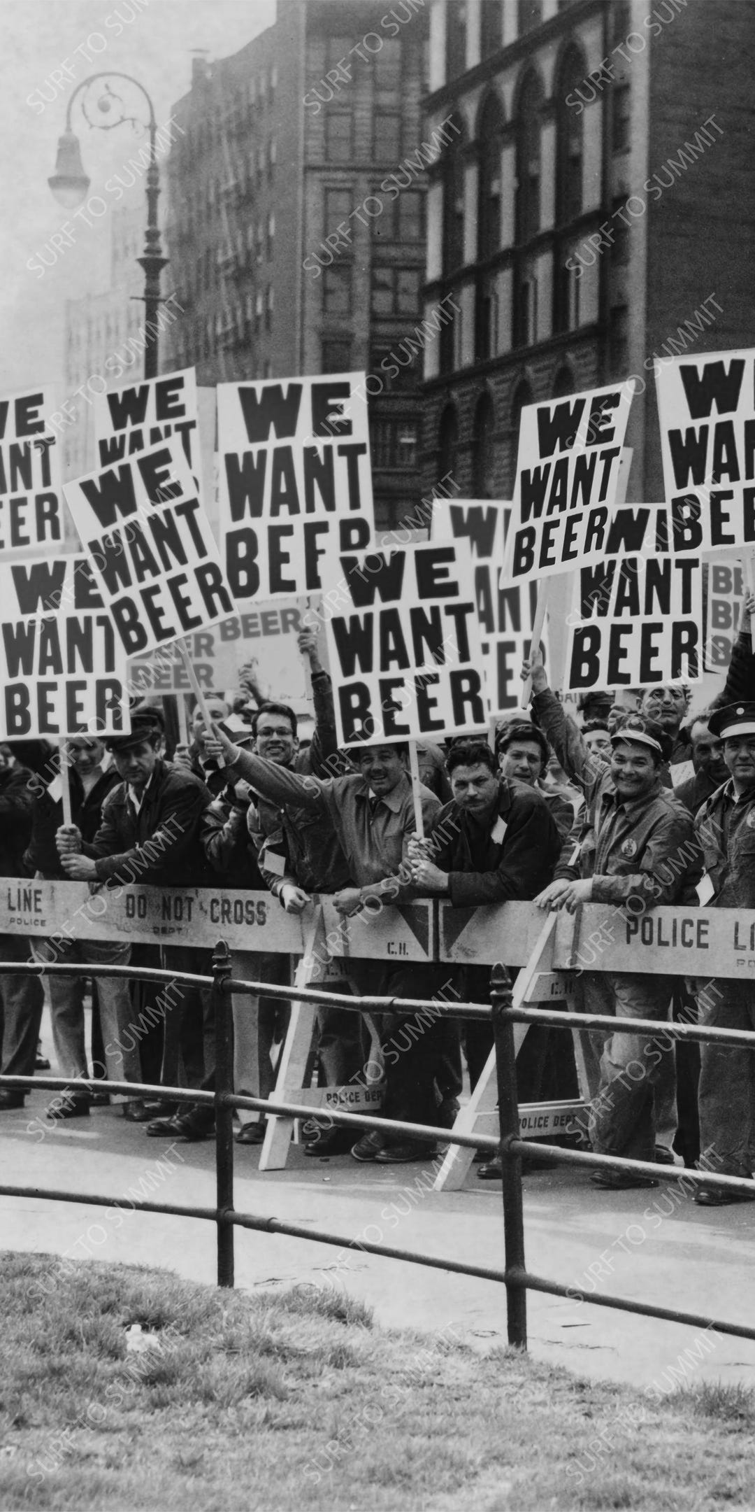 1932 WE WANT BEER Protest Against Prohibition 18th Amendment Retro ...