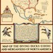 Map of the DIVING DUCKS 1937, Duck Breeding and Migration Routes Map ...