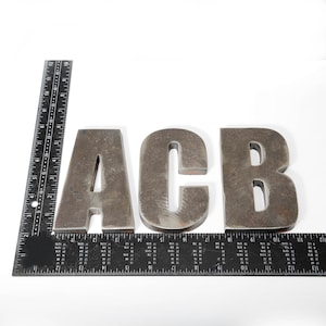 Metal Letter CNC Plasma Cut 1/2 Inch Thick Steel Letters FAST SHIPPING ...
