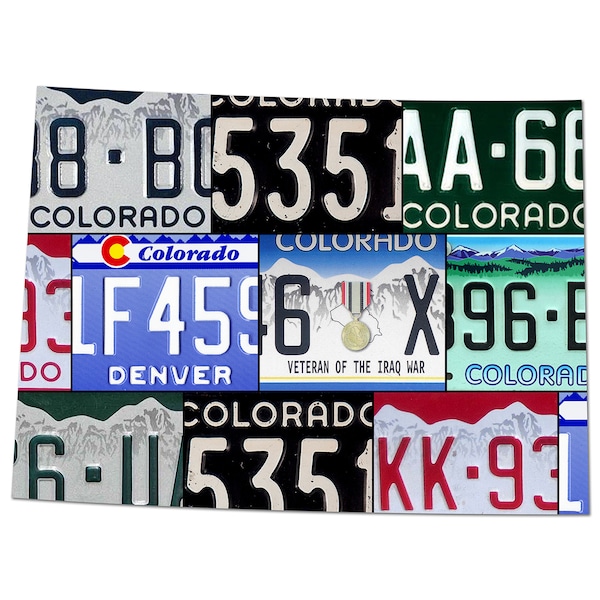 Colorado State Plate - Etsy