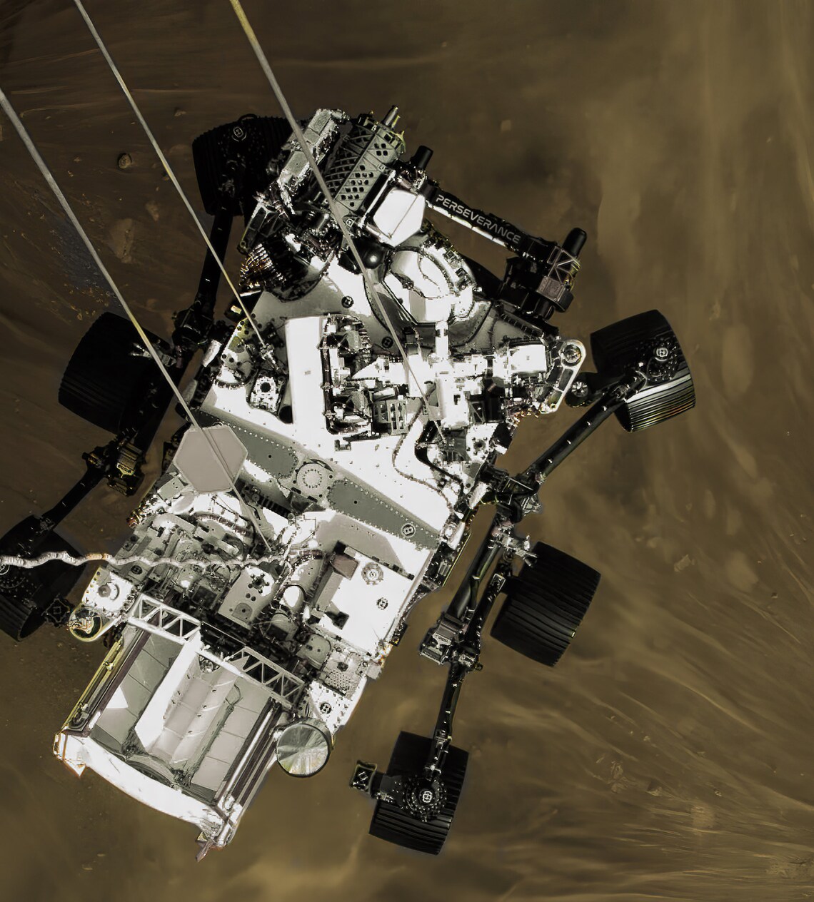NASA Perseverance Rover Descending to Mars NASA Print Space Planet ...