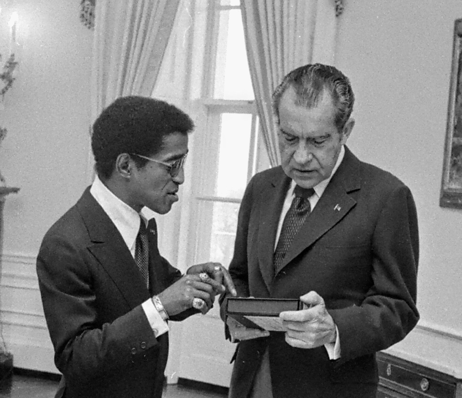 Richard NIXON and Sammy DAVIS Jr Poster White House Music - Etsy