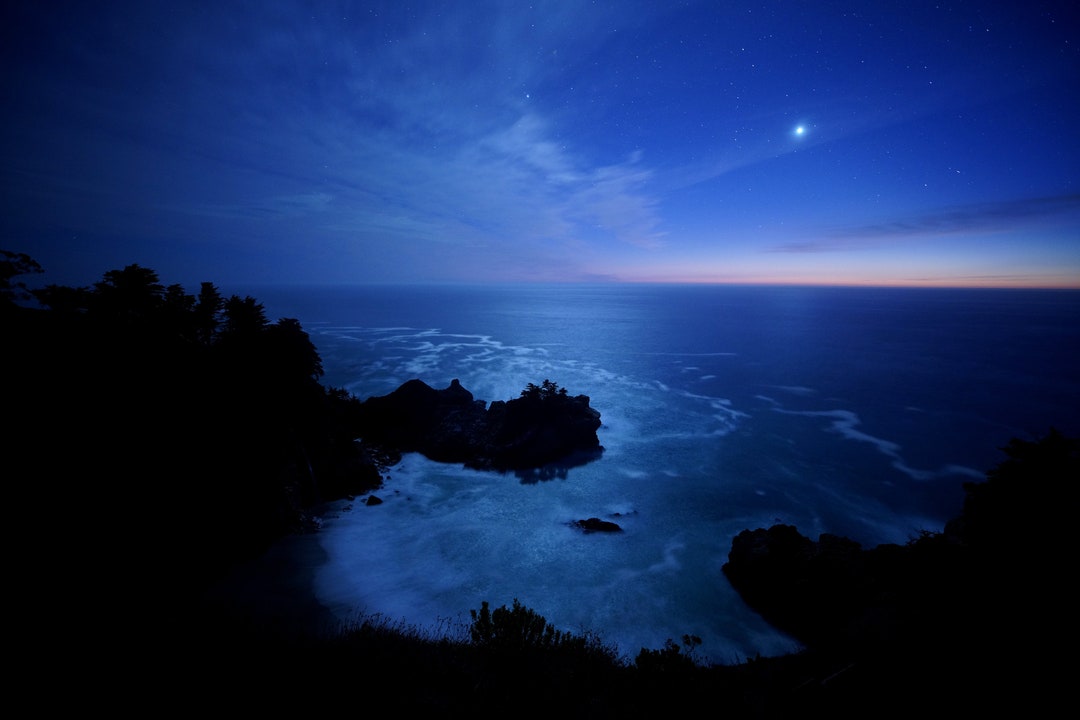 Blue Cliffs at Big Sur by Dan Merkel Photography Print Poster Canvas or ...
