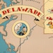 1930's Vintage DELAWARE State Map Cartoon Map Print Gallery Wall Art ...