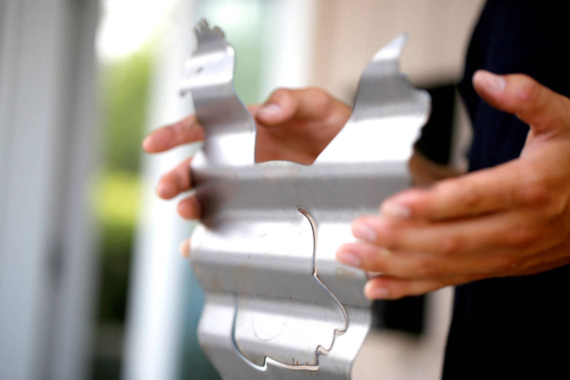 Corrugated BBQ Chicken Sign Barbecue Metal Sign Vintage Plasma - Etsy