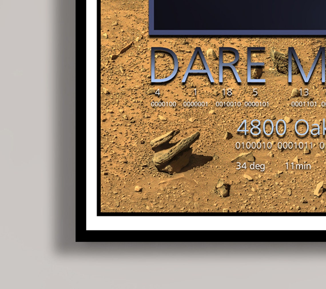 NASA - Dare Mighty Things - Perseverance Parachute NASA Print Space ...